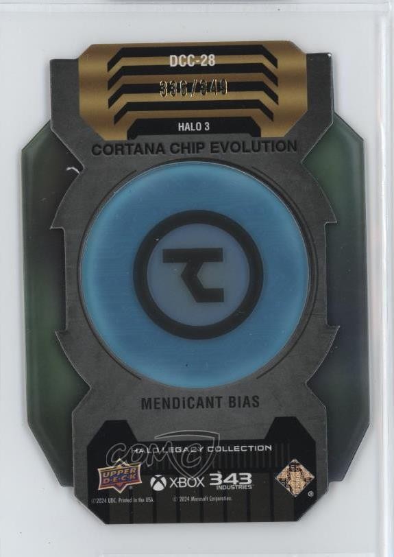 2024 Halo Legacy Collection Cortana Chip Evolution H3 /349 Mendicant ...