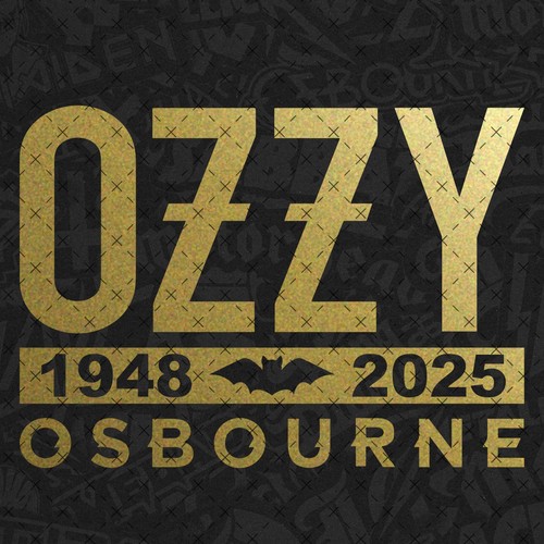 Ozzy Osbourne Tribute 1948 - 2025 Bat RIP Logo Die Cut Vinyl Decal ...