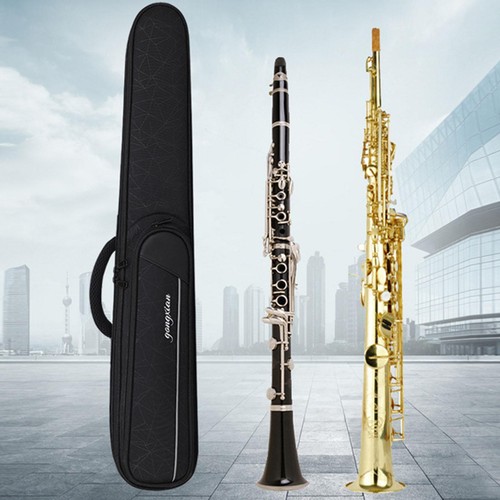 Soprano Saxophone Clarinet Case Portable Wind Instrument Bag for ...