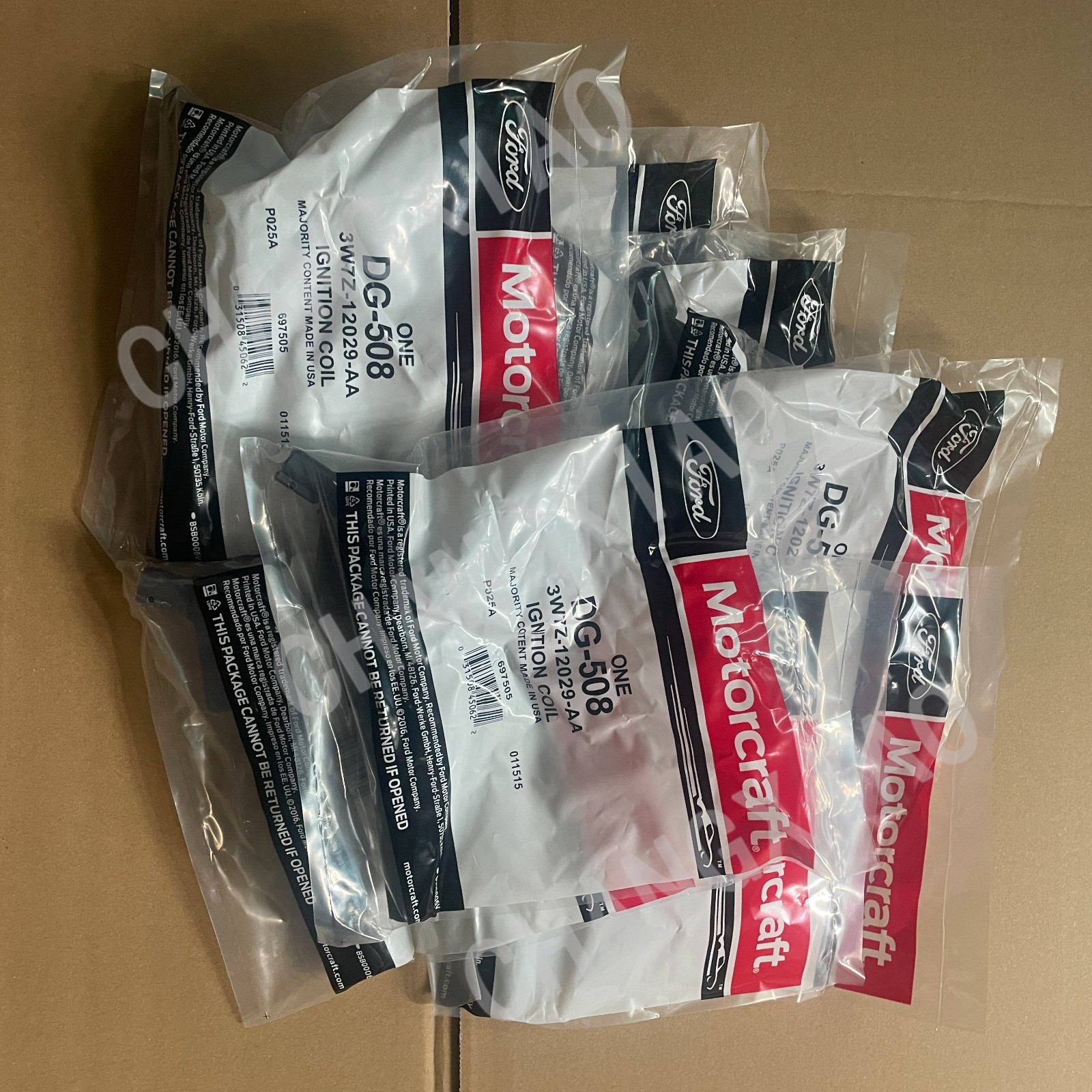 8PCS OEM Ignition Coils Motorcraft DG508 For Ford F150 4.6L 5.4L 6.8L ...