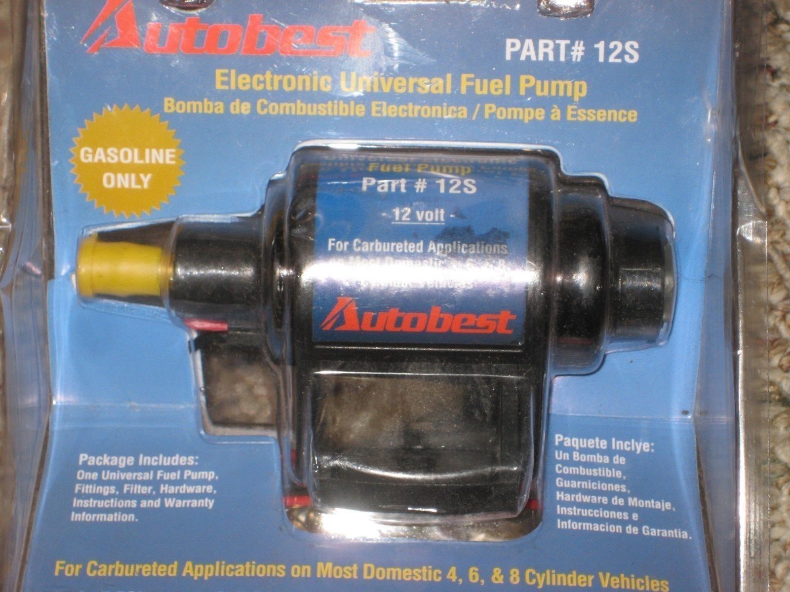 electric fuel pump auto best 12 s 12 volt | eBay