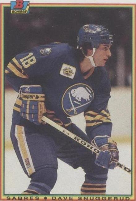 1990-91 Bowman - Dave Snuggerud #249 (RC) for sale online | eBay