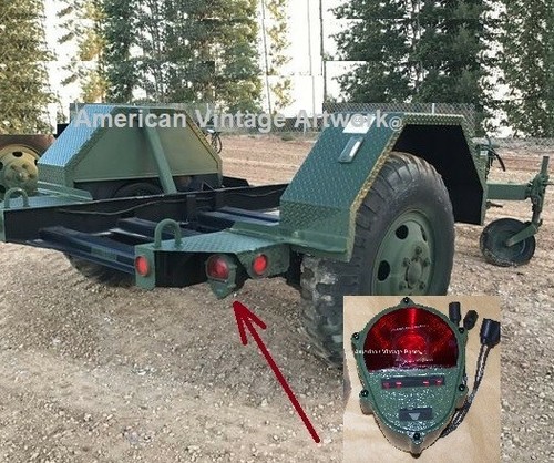 Trailer Military Rear Tail Light M116 M105 M353 M151A2 Composite ...