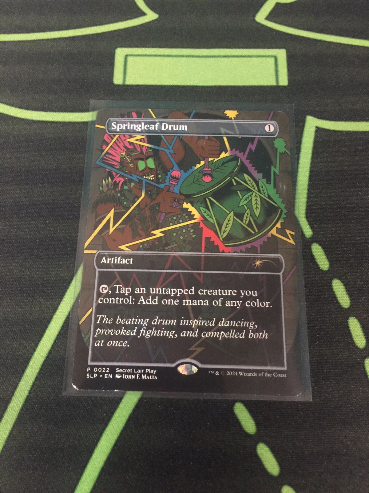 MTG Magic The Gathering Springleaf Drum Secret Lair Promo Commander ...