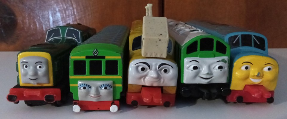 ERTL Thomas & Friends Diesel Lot: Daisy, BoCo, Diesel 10, Derek, D199 ...