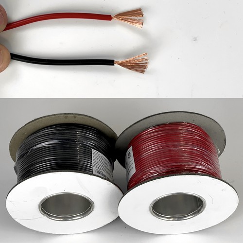 2.5MM 30Amp 12V 240V Tri Rated Cable Wire Black/Red Auto Marine ...