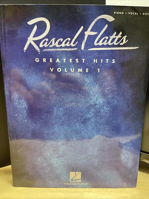 Rascal Flatts Greatest Hits Vol 1 Voice Piano Guitar Unmarked | eBay