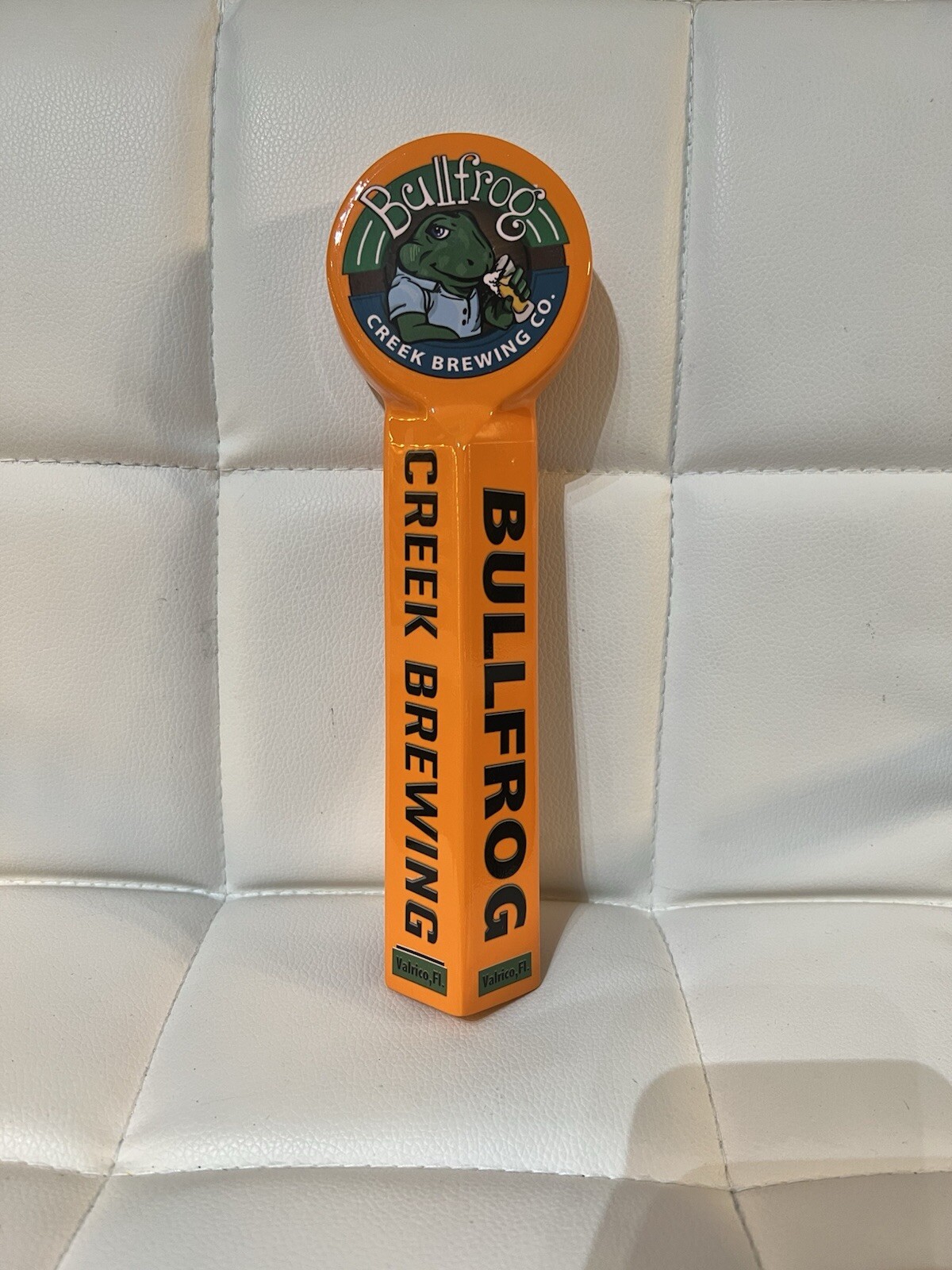 Bullfrog Creek Brewing Company Tap Handle Brand New Rare 10”! | eBay