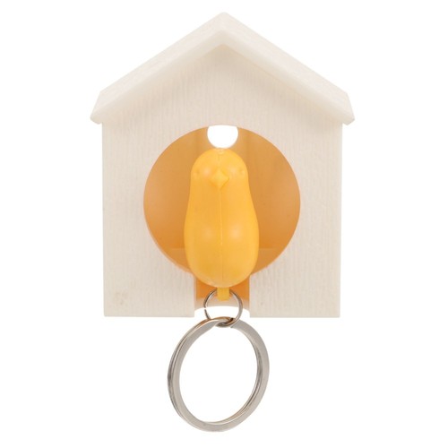 Birgin de boisette - Maison Blanche avec porte-clés Birdhouse jaune | eBay
