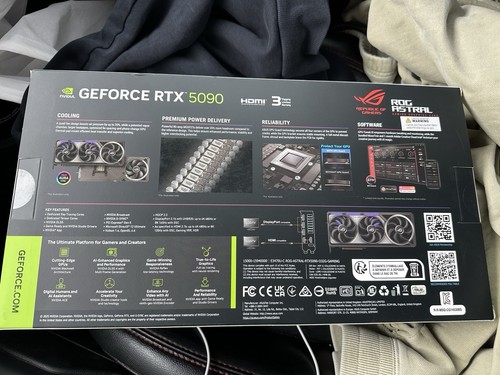 ASUS NVIDIA RTX 5090 ROG Astral OC Edition 32GB GDDR7 In Hand ...