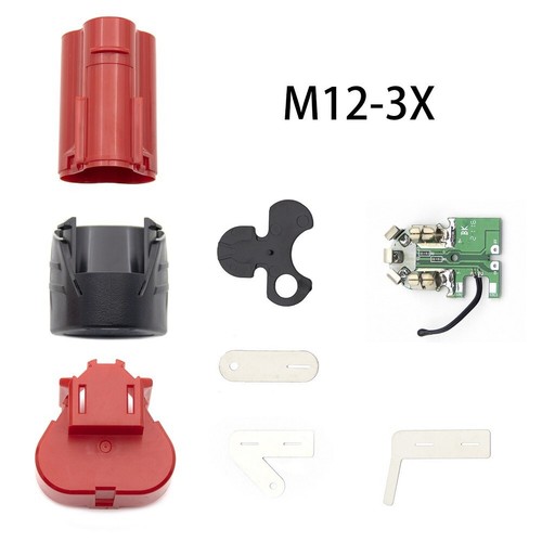 For Milwaukee Battery Shell Three-Cell Kit PCB Plastic Tool Case Repair ...