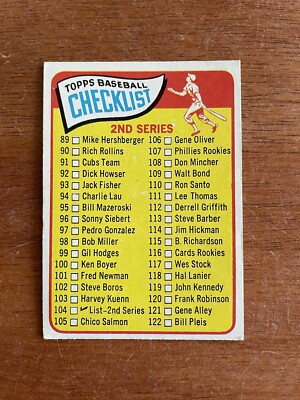 1965 Topps #104 Checklist 2 - 2nd Series | eBay