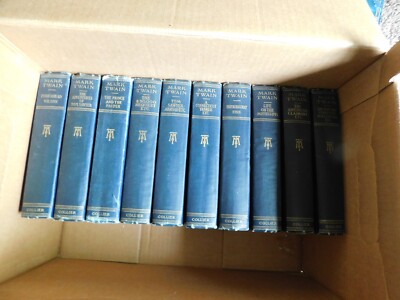 Mark Twain Collier Book Lot of 10 Hardback Vintage 1920s | eBay