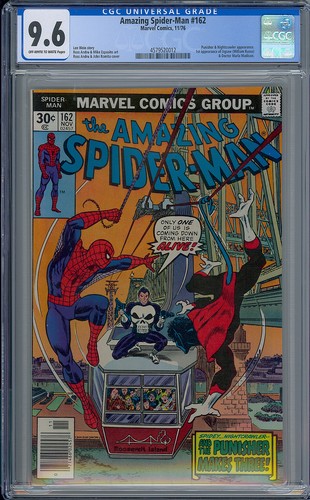 AMAZING SPIDER-MAN #162 CGC 9.6 PUNISHER COVER JIGSAW 1ST APPEARANCE ...