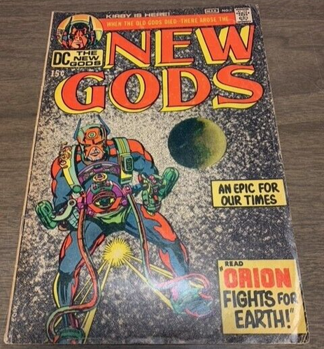New Gods #1 DC 1971 1st Appearance of Orion, son of Darkseid Bronze age ...