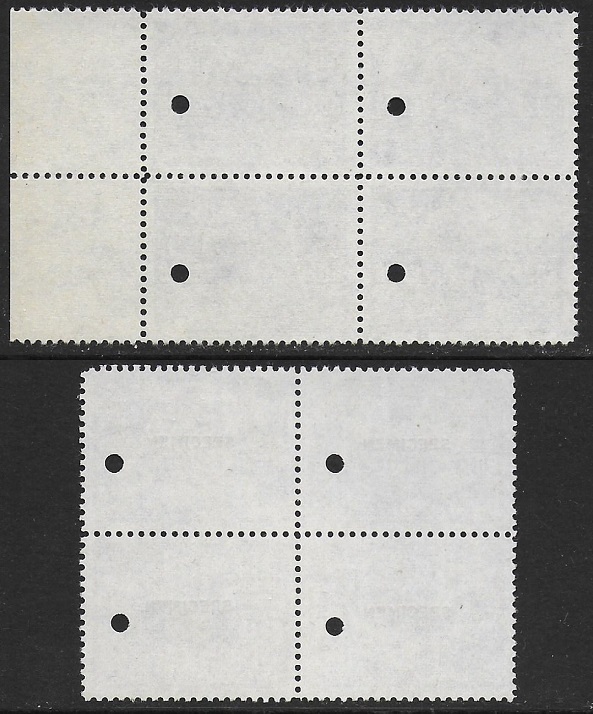 Haiti 1920 Revenue PROOF Timbre Mobile 20c, 50c BLOCKS (Re-issue of ...