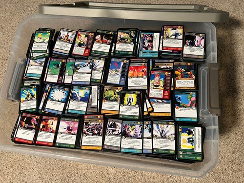 DRAGON BALL Z PANINI LOT CCG : 100 CARD DBZ COMMON, UNCOMMON & RARE ...