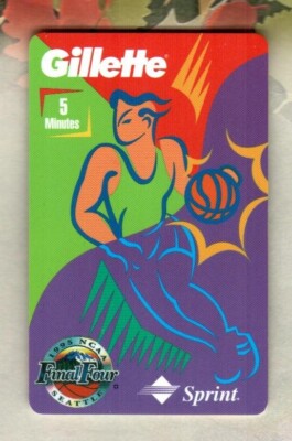 SPRINT Gillette, NCAA Final Four Seattle 1995 Phone Card ( 5309 ) | eBay