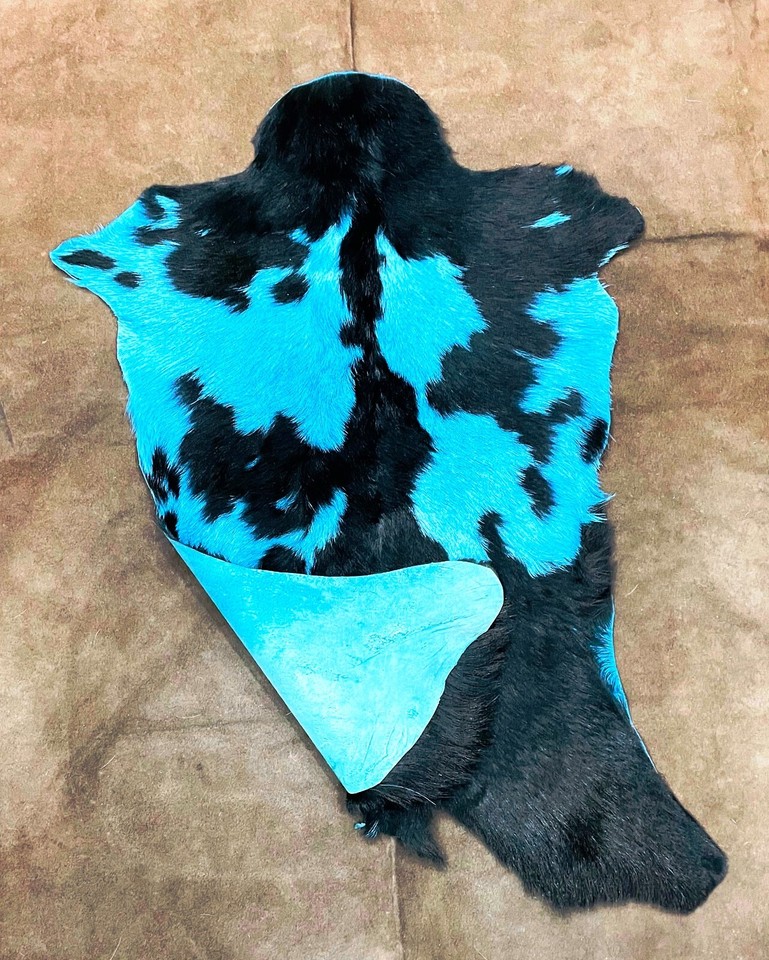 Scandinavian Fur, Real Leather Goat Hide Animal Skin, Nordic Summer Fur ...