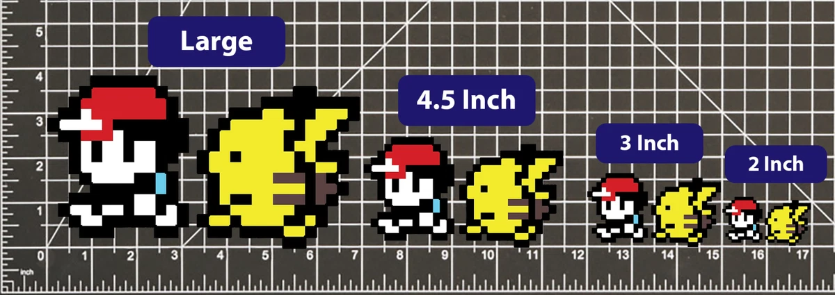 8 Bit Pokeball Grid