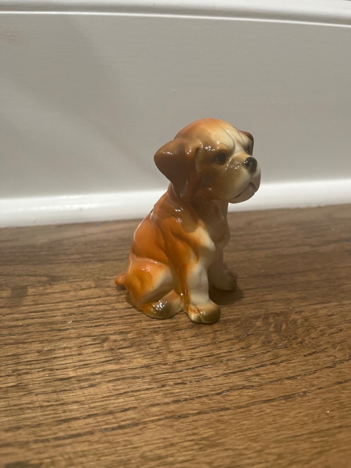 Vintage Porcelain Ceramic Boxer Dog | Great conditions | VERY RARE | | eBay