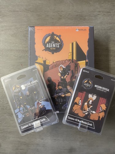 THE AGENTS Card/Board Game + Mission Critical & Special Agents ...