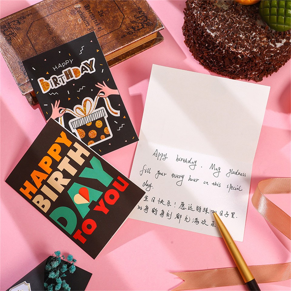 6/12/24Pcs BIRTHDAY CARD Premium Bulk Mixed Party Card Birthday Card ...