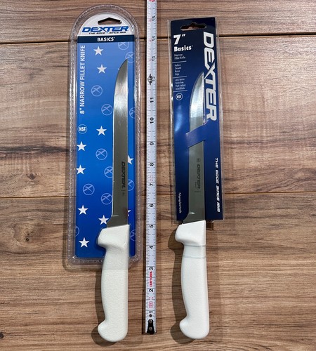 Dexter Russell 7" and 8" Narrow Fillet Fish Hunting Knife Combo Set | eBay