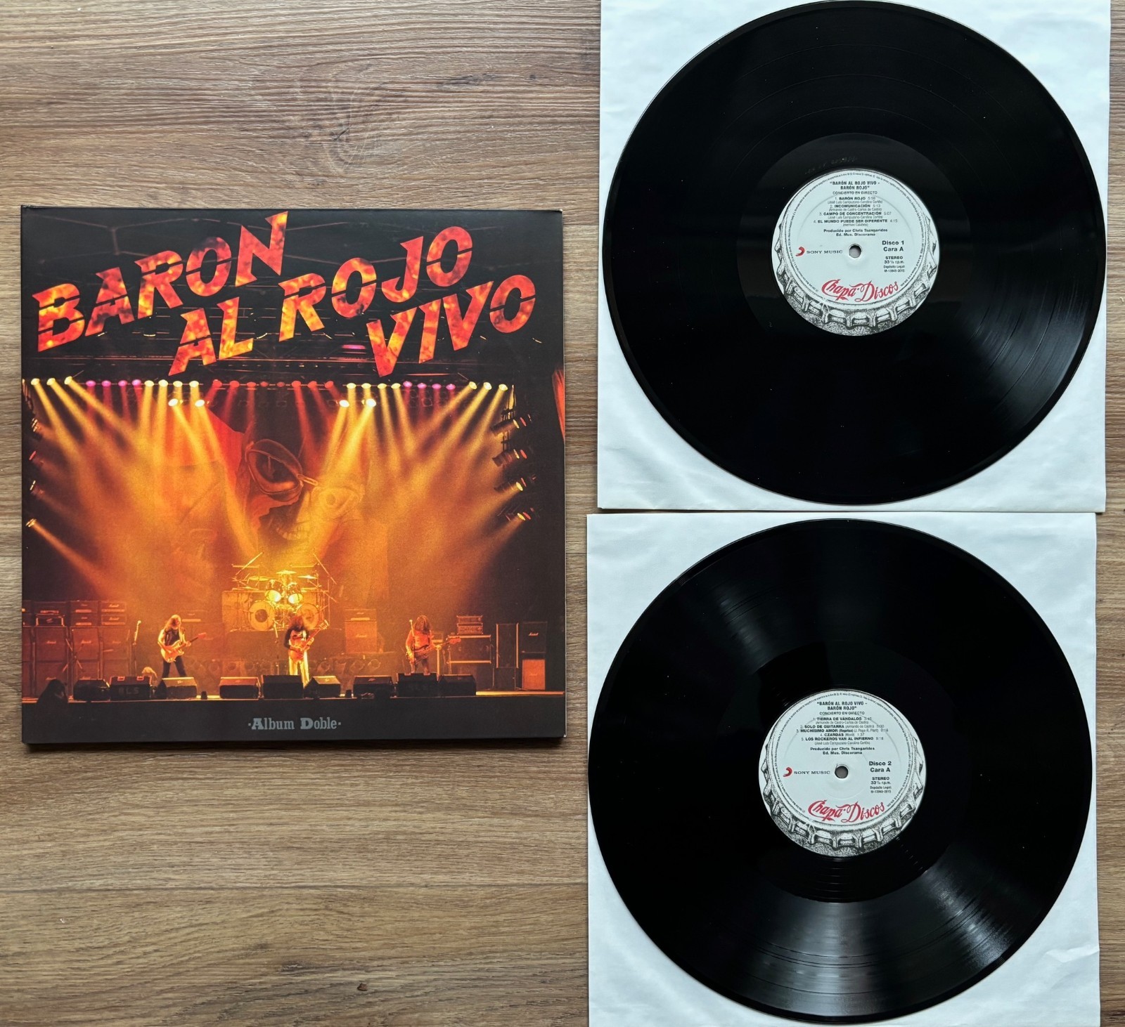 Barón Rojo (ES) – Barón Al Rojo Vivo (Vinyl, 2xLP, 2015 Chapa Discos ...