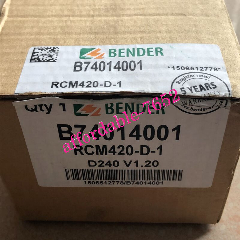 1pc NEW BENDER RCM420-D-1 B74014001 By DHL or FedEx | eBay
