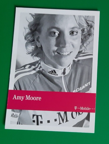 CYCLISME carte cycliste AMY MOORE équipe T MOBILE 2006 | eBay