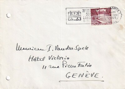 ALFRED CORTOT Pianist holographed envelope, August, 1955 | eBay