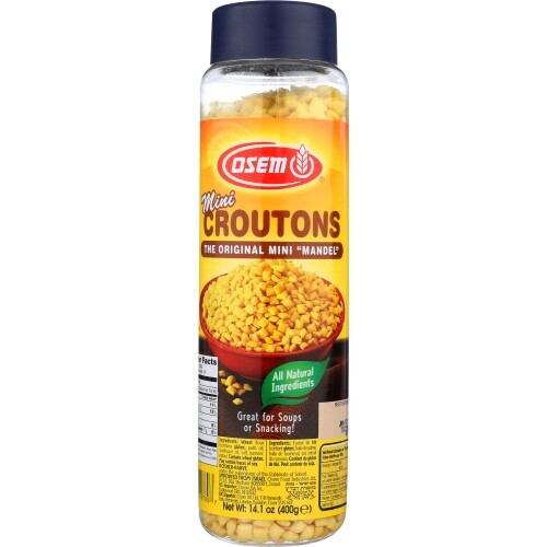 Mini Mandel Croutons 14,1 Oz (Caisse De 12) Par Osem | eBay