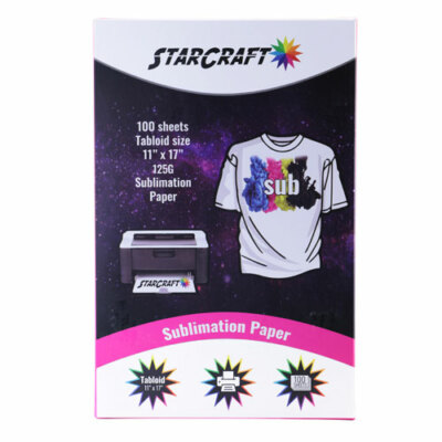 100 Sheet Pack StarCraft Sublimation Paper 11" x 17" | eBay