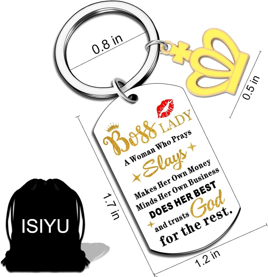 Boss Gifts Keychain Lady For Women Office Boss... | eBay
