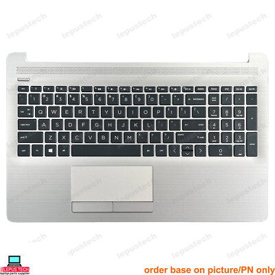 HP 15-DA 15-DB 15S-DR TPN-C135 TPN-C136 250 G7 US keyboard palmrest ...