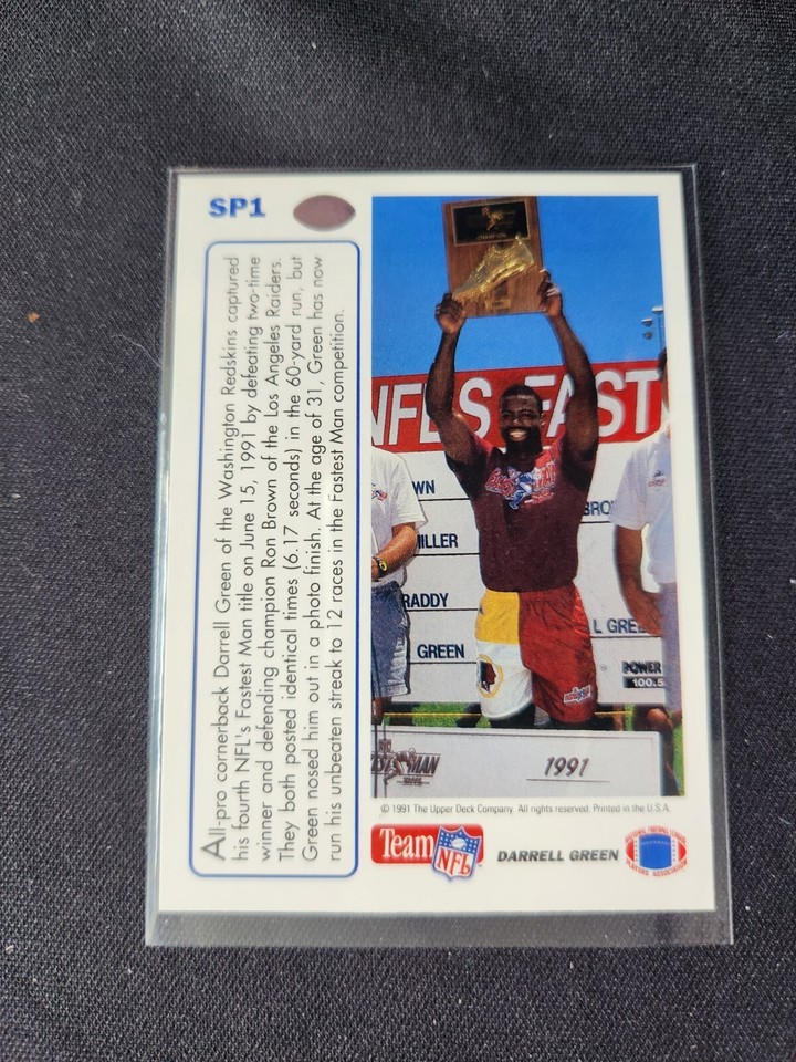 1991 Upper Deck Football Darrell Green #SP1 | eBay