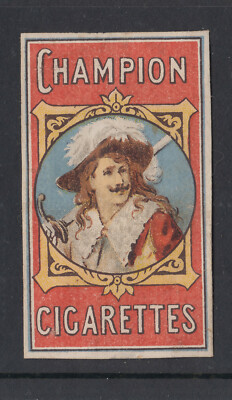 Champion Cigarettes antique cigarette packet front / label | eBay UK