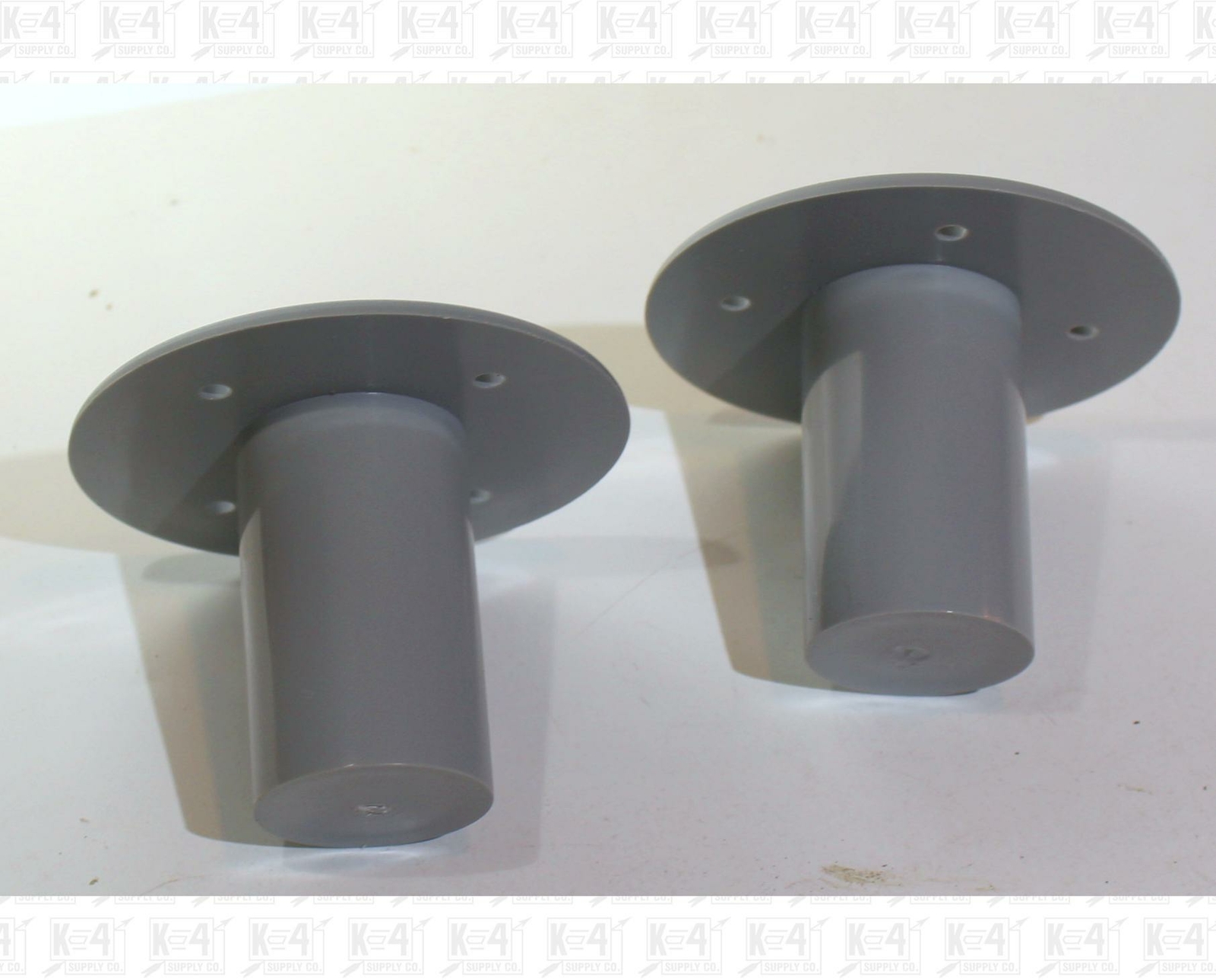 K4 Sound Gray Top Hat Speaker Tripod Mount Pair Fits Over 1 Inch Post ...