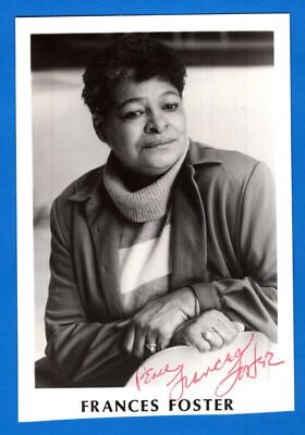Frances Foster Actress Hand Signed Autograph 3.5 x 5 Photo | eBay