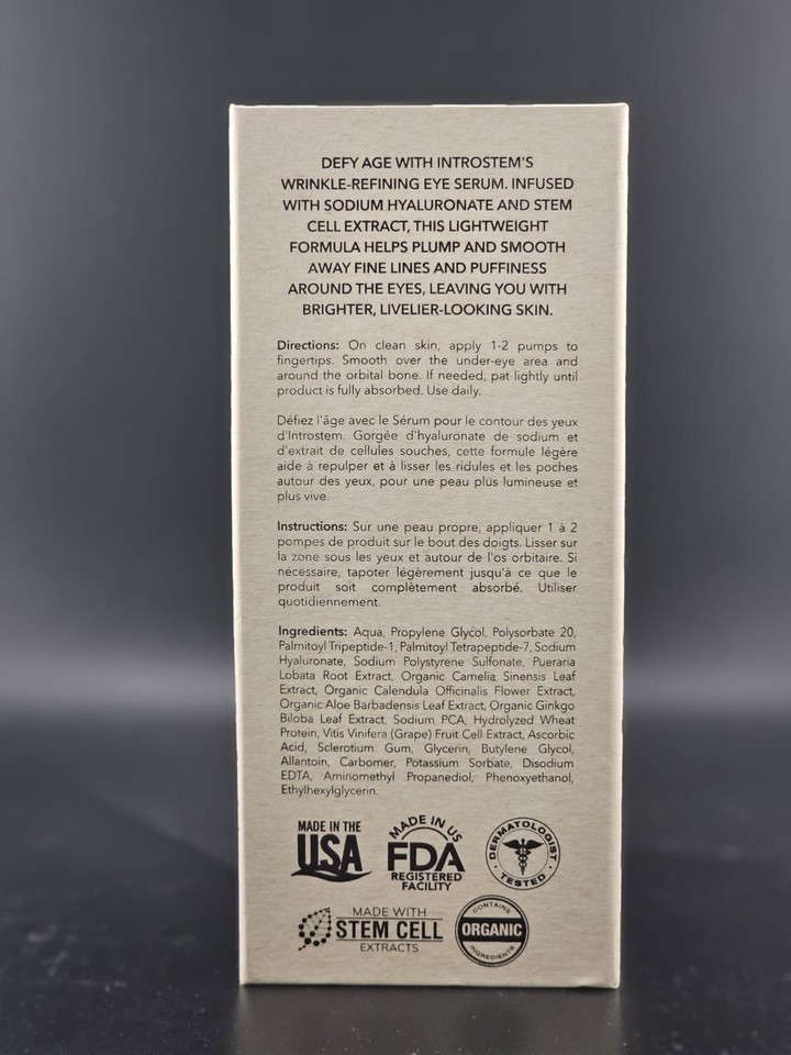 Introstem Stem Cell Eye Serum 38ml/ 1.3fl oz BRAND NEW | eBay