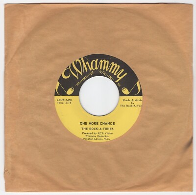 Garage Rocker ROCK-A-TONES One More Chance/Ragtime Banjo WHAMMY M- HEAR ...