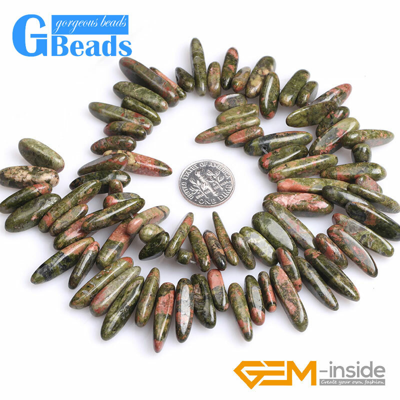 Natural Stones Irregular Spike Stick Beads For Jewelry Making Free ...