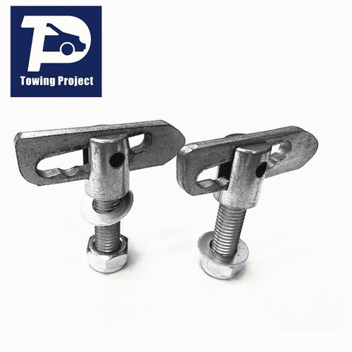 2x Trailer Anti Rattle Gravity Luce Latch Drop Lock Zinc 47mm Thread ...