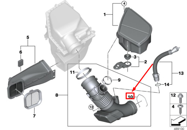 Genuine BMW Spring Clip 17517802664 OEM for sale online | eBay