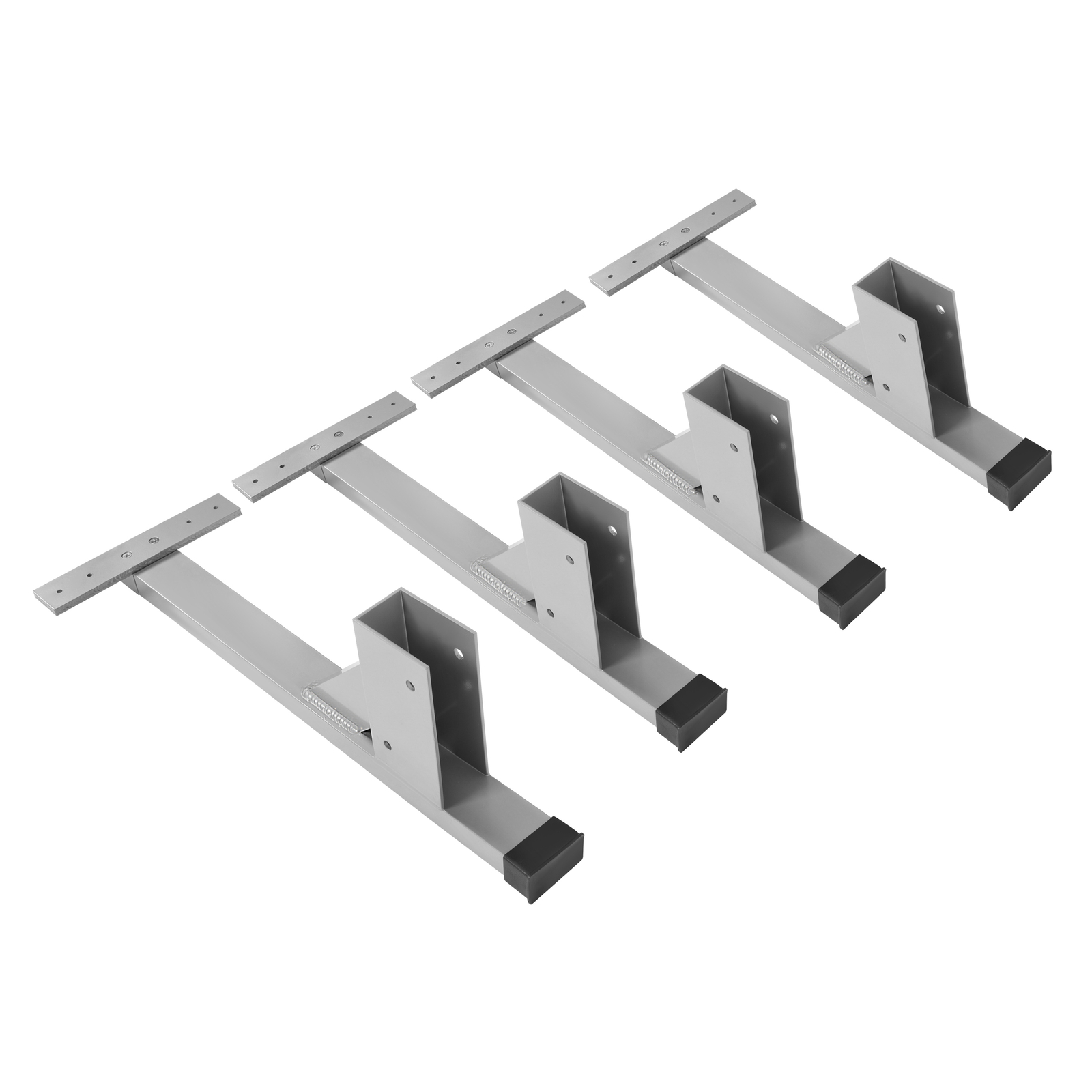 Adjustable Roof Ladder Rack Bracket Kit For Open or Enclosed Trailers ...