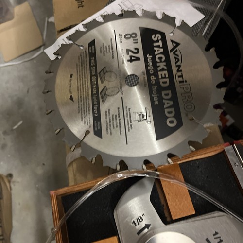 Avanti Pro 8 In. x 24 Teeth Stacked Dado Saw Blade Set Circular Quality ...
