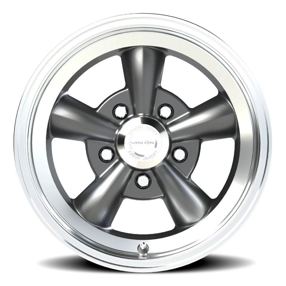 (Set-4) Vision 141H Legend 17x9 5x4.5 5x114.3 25mm Gunmetal Wheels 17 ...