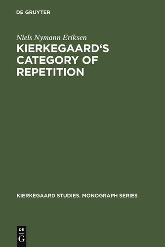Kierkegaard Studies. Monograph Ser.: Kierkegaard's Category of ...