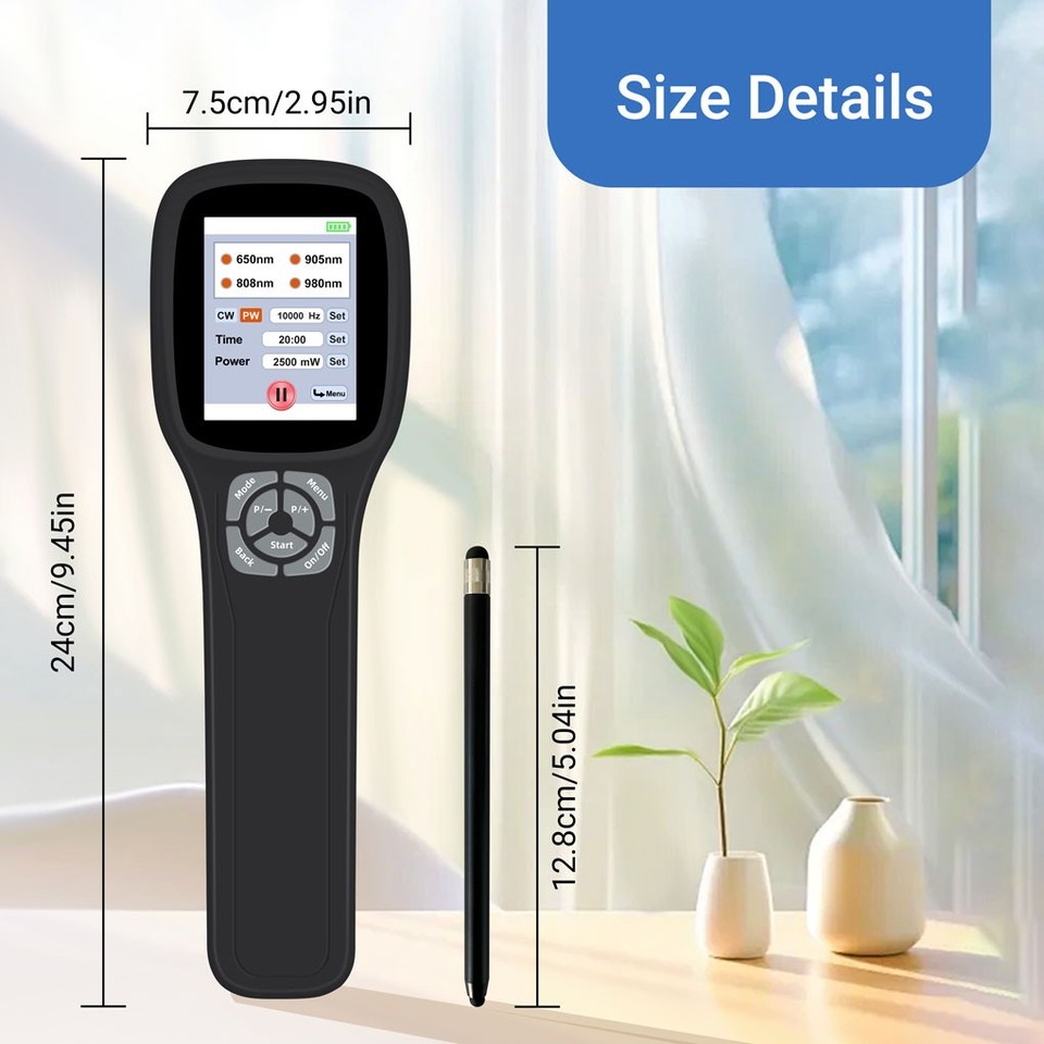 2500mW Class 4 Cold Laser Therapy Low Level Light Treatment LLLT for ...